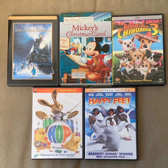 Disney | Media | Dvd Bundle Assorted Family Dvds 5 Classic Titles In ...